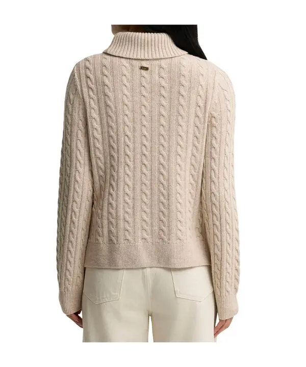 Barbour Cableknit Turtleneck Sweater