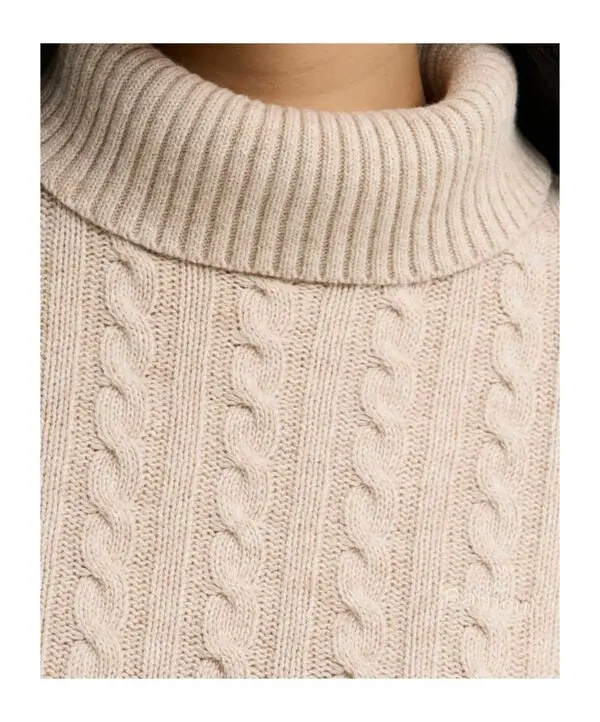 Barbour Cableknit Turtleneck Sweater