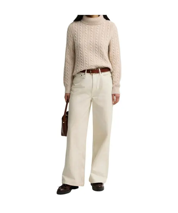 Barbour Cableknit Turtleneck Sweater