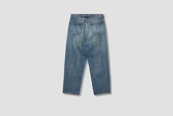 A.PRESSE Washed Wide-leg Jeans