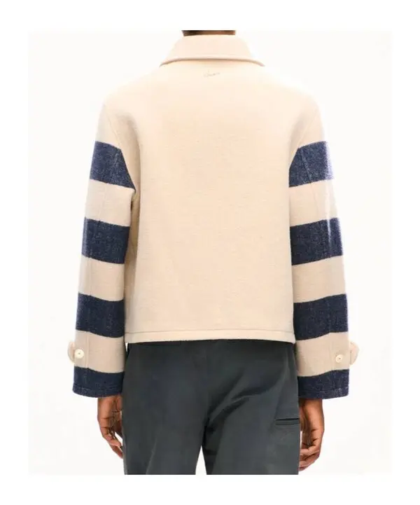 Kenzo Genderless Jacquard Polyamide Wool Blouson Jacket