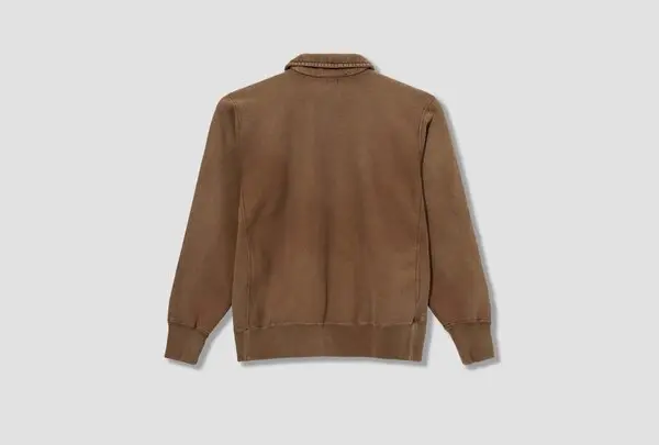 A.PRESSE Retro Half-zip Sweatshirt
