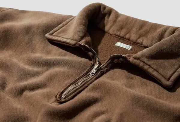 A.PRESSE Retro Half-zip Sweatshirt