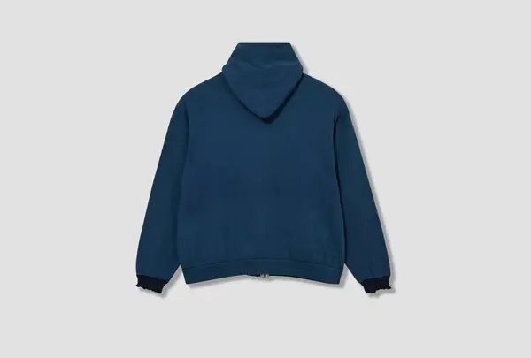 A.PRESSE Retro Lightweight Zip-up Hoodie