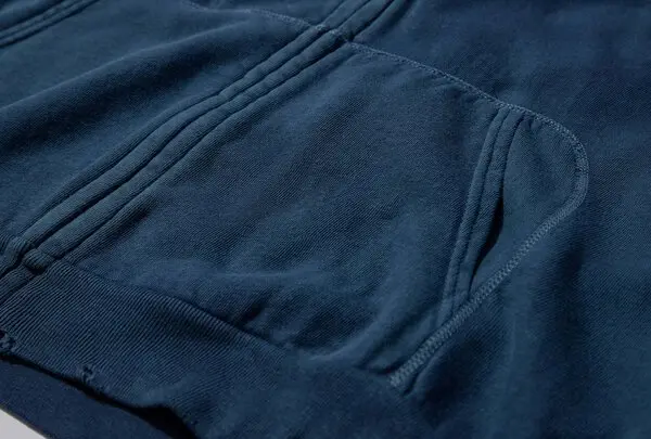 A.PRESSE Retro Lightweight Zip-up Hoodie