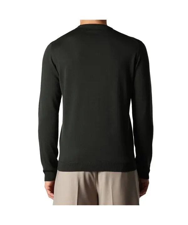 ROBERTO COLLINA Finegauge Crewneck Longsleeve Knit Sweater