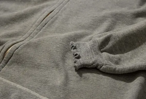 A.PRESSE Retro Lightweight Zip-up Hoodie