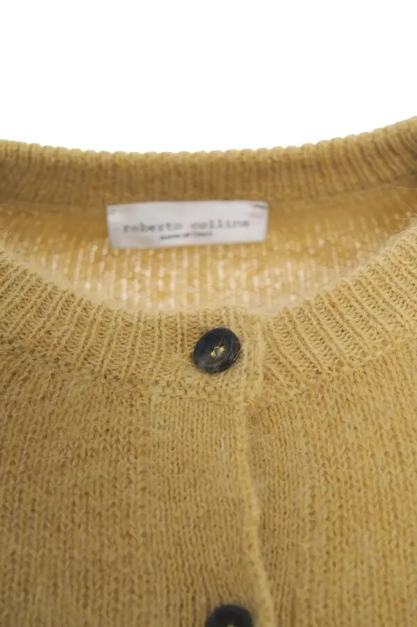 ROBERTO COLLINA Buttoned Knitted Cardigan