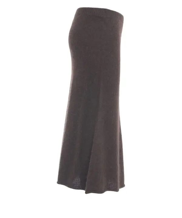 ROBERTO COLLINA Knitted Midi Skirt
