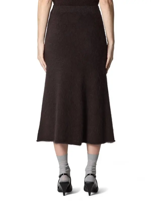ROBERTO COLLINA Knitted Midi Skirt