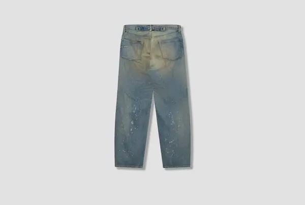 A.PRESSE Washed Wide-leg Jeans