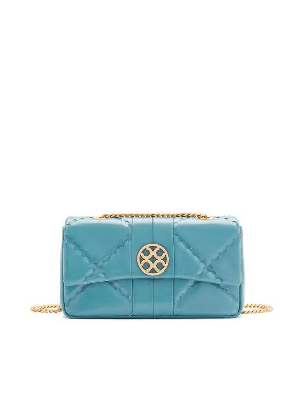 ORANGE CUBE Mosaic Diamond Chain Bag Sky - Blue