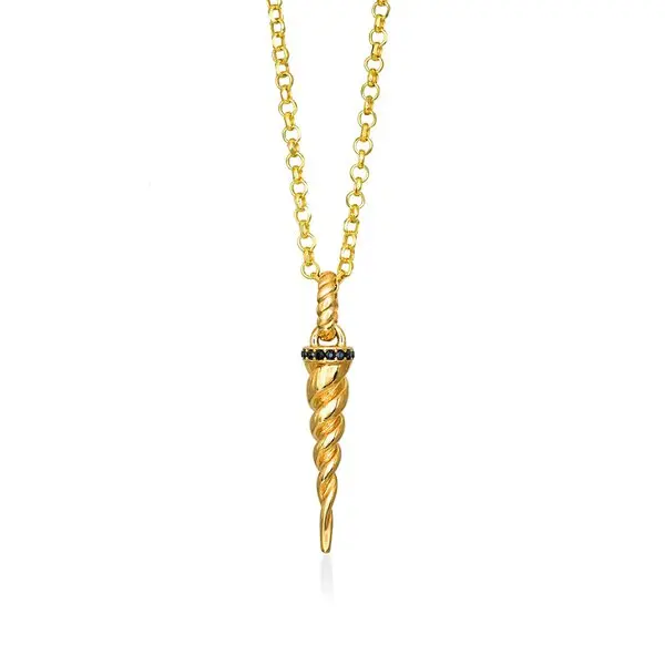 MYRTO KATRAMADOU JEWELLERY Unicorn Whisper Necklace - Black