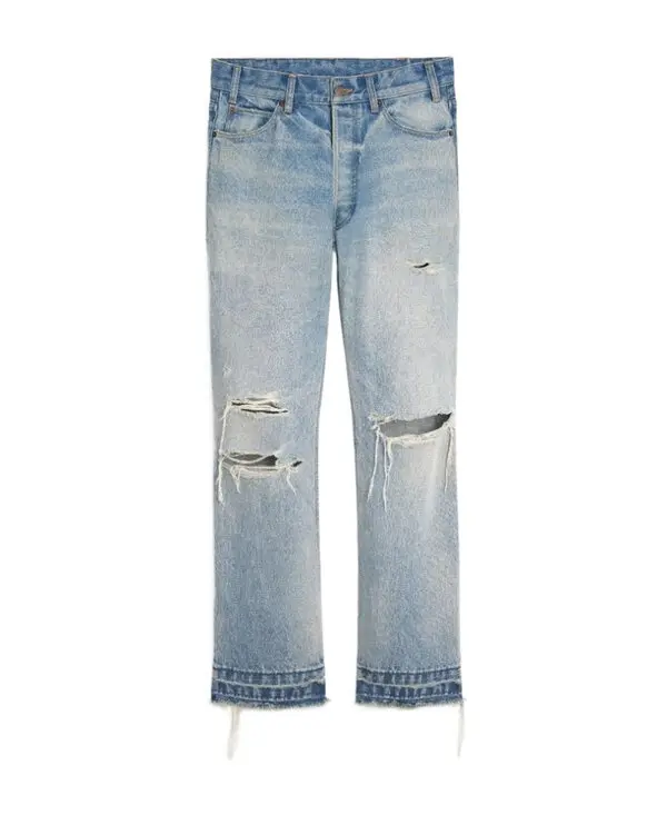 Celine Wesley Jeans In Westside Wash Denim