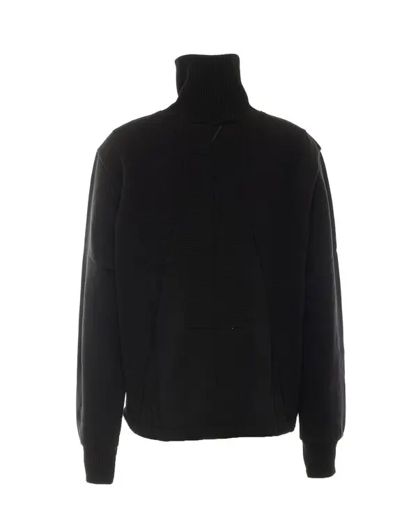 THOM KROM High-neck Zip-up Cardigan