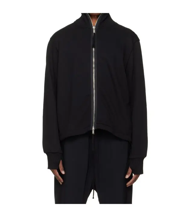 THOM KROM High-neck Zip-up Cardigan