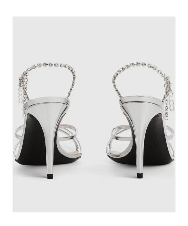 Gucci Embellished Chain Sandals