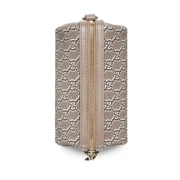 Gucci Gg Supreme Canvas Cylindrical Shoulder Bag