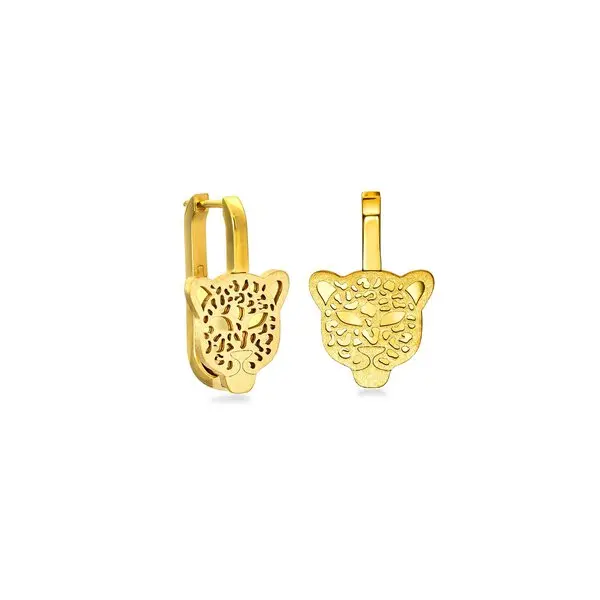 MYRTO KATRAMADOU JEWELLERY Gold / Yellow The Leopard – Hoops