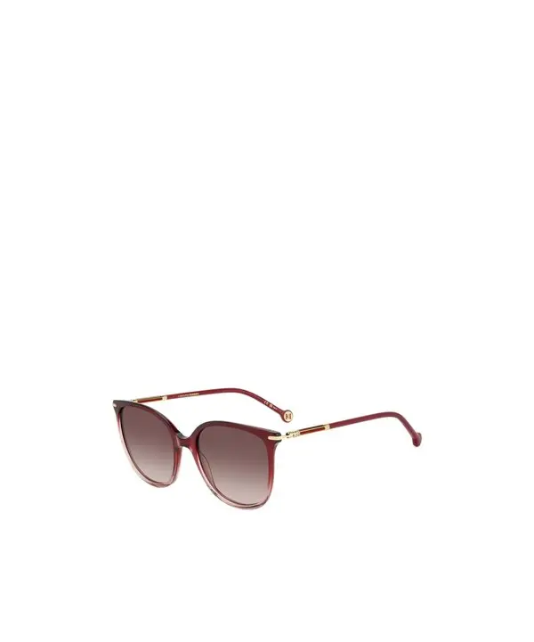 Carolina Herrera Square Frame Full Rim Sunglasses - Brown