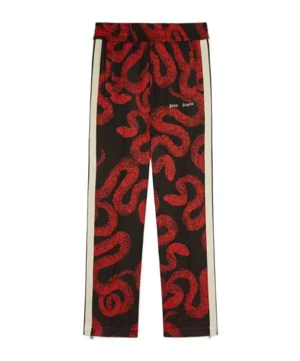 Palm Angels Snake-print Track Pants - Red
