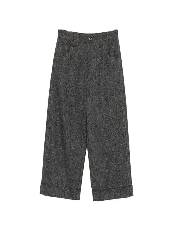 Brunello Cucinelli Wool Trousers - Grey