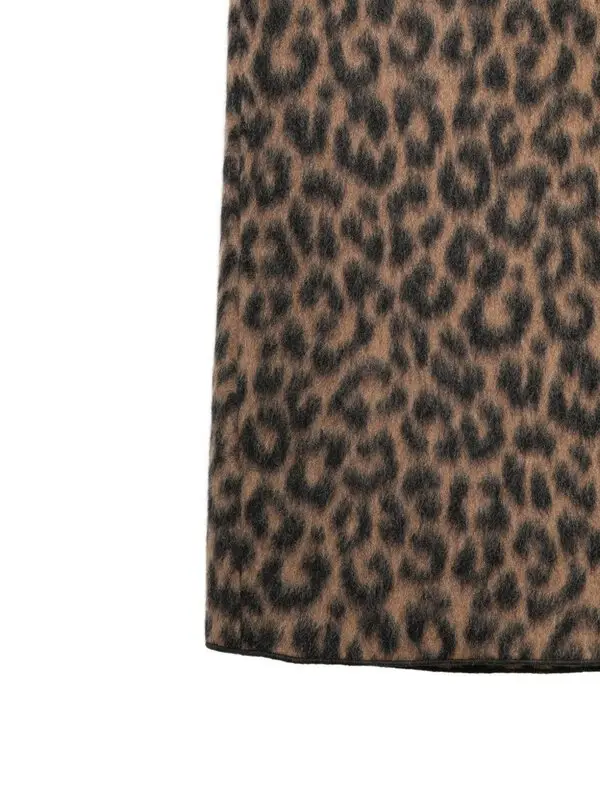 ALYSI Wool Midi Skirt
