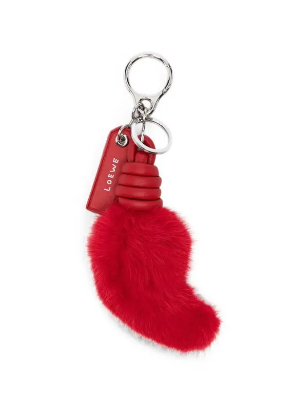 Loewe Lion Charm - Red