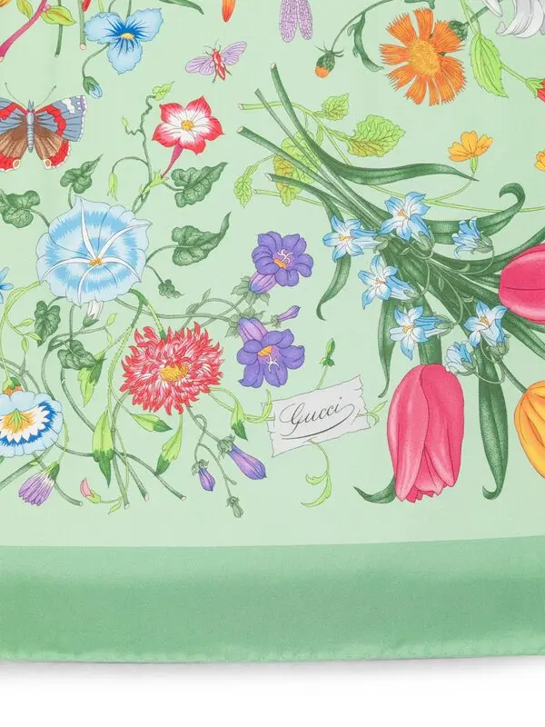 Gucci Printed Silk Foulard