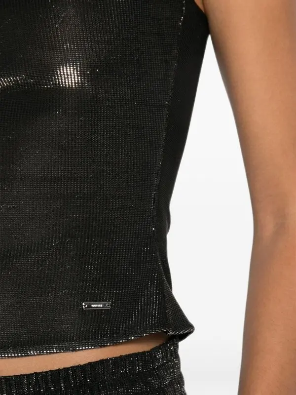 Gucci Metallic Jersey Top