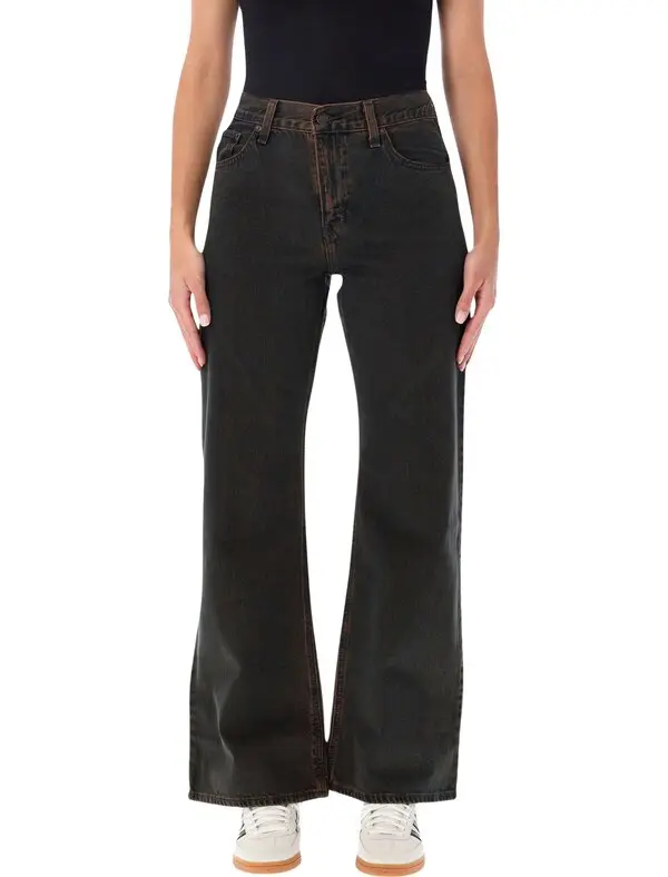 LEVI'S Loose Bootcut Jeans For Mid-rise Relaxed Fit In Non-stretch Denim - Nero