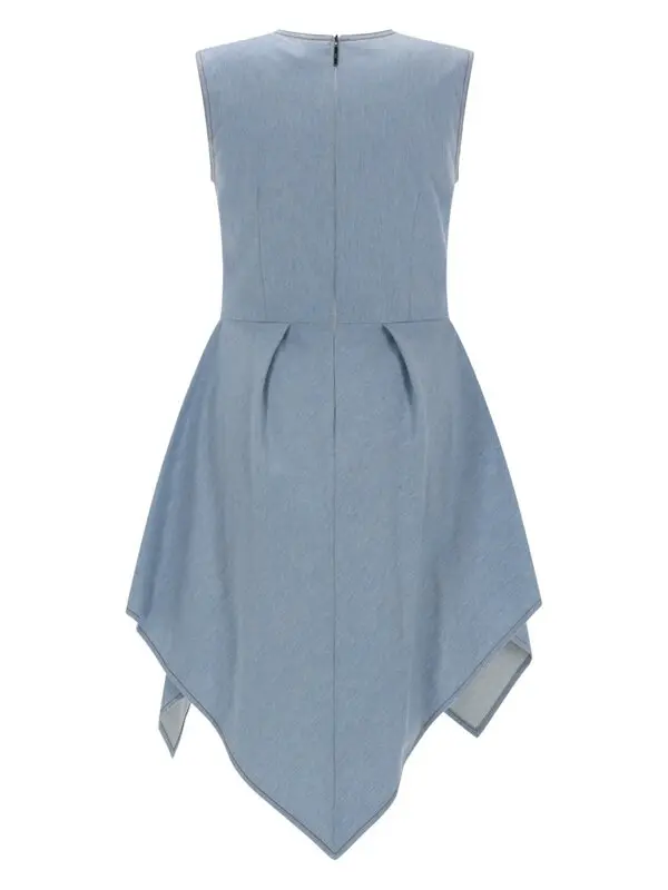 MSGM Sleeveless Asymmetrical Hem Dress