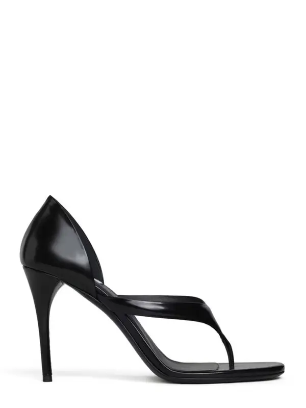 Alaïa Architectural Stiletto Sandals - Black