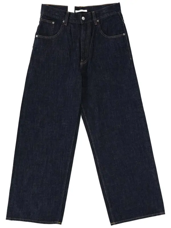 SUNFLOWER High-waist Wide-leg Jeans - Denim