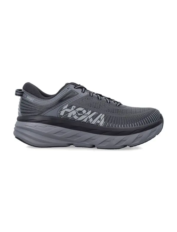 Hoka One One Bondi 7 Running Sneaker - Outer Orbit / Satellite Grey