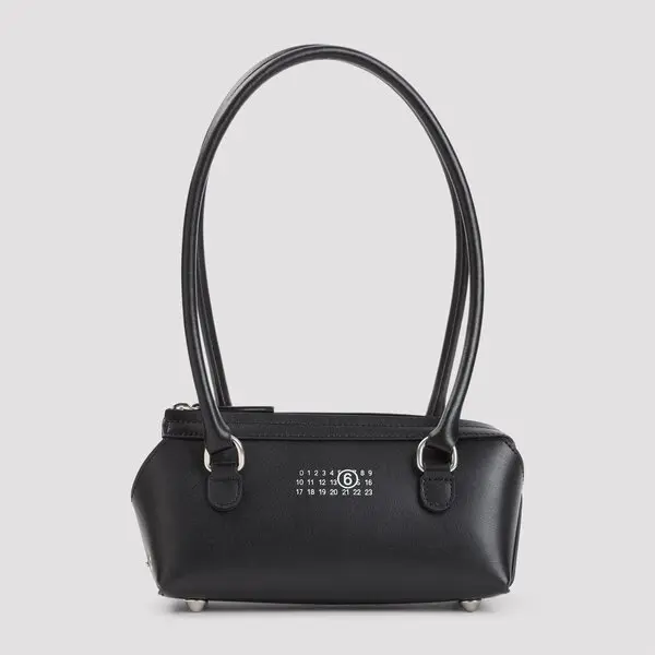 MAISON MARGIELA New Bauletto J Mini Leather Shoulder Bag - Black
