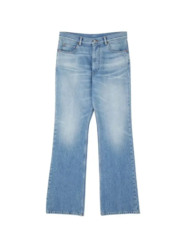MAISON MARGIELA High-rise Wide-leg Jeans - Denim Blue