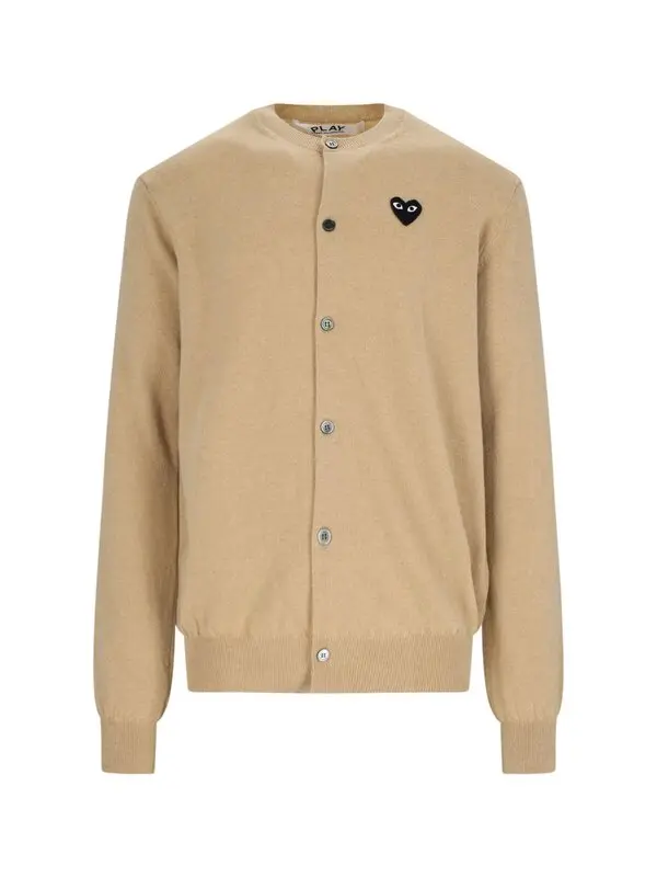 Play Comme Des Garcon 100% Wool Sweatshirt Sweater