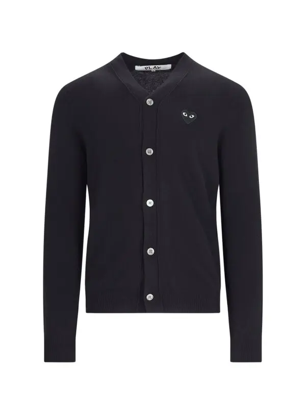 Play Comme Des Garcon 100% Wool Sweater With Play Graphic