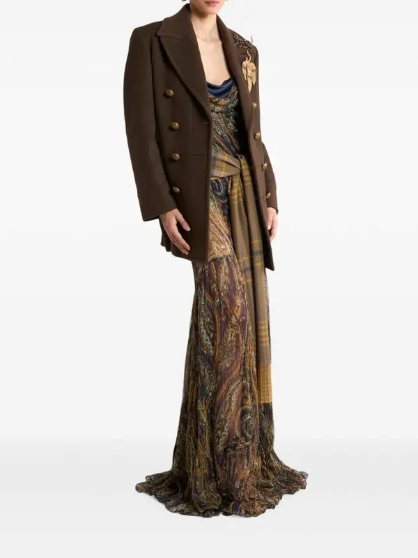 Etro Wool Double-breasted Jacket
