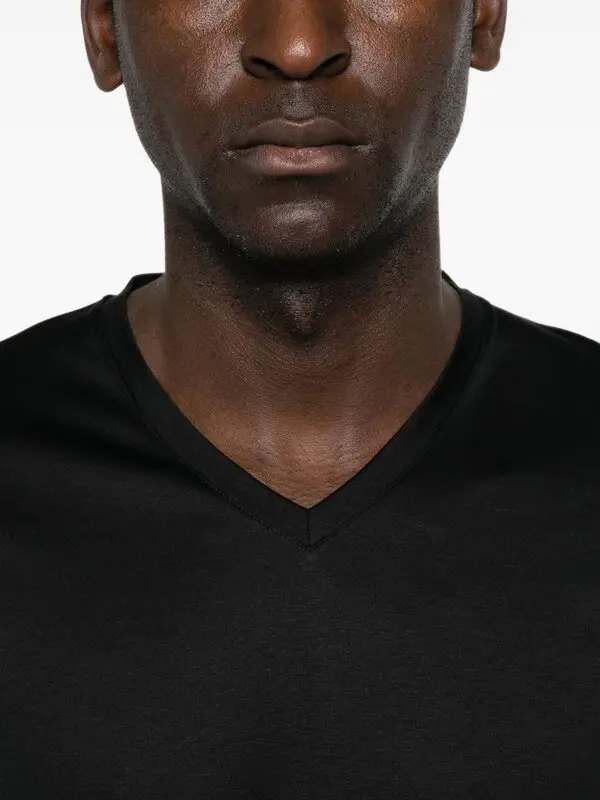 Gucci Silk V-necked T-shirt
