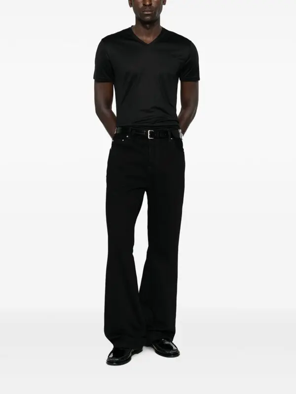 Gucci Silk V-necked T-shirt