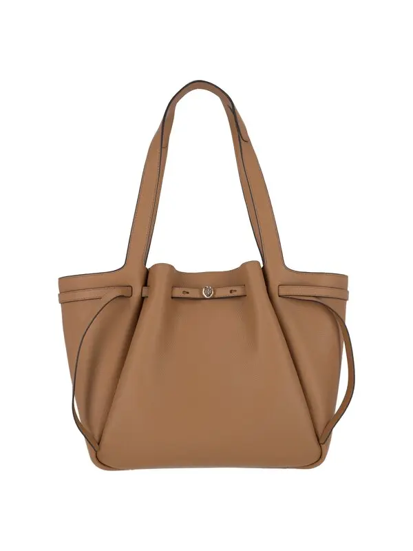 Tory Burch Genuine Leather Mini Baguette Bag