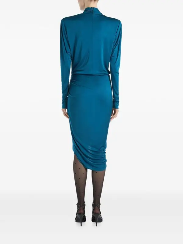 Balmain Draped Midi Dress