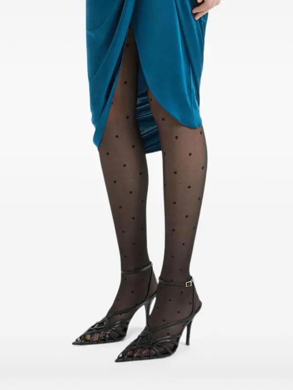 Balmain Draped Midi Dress