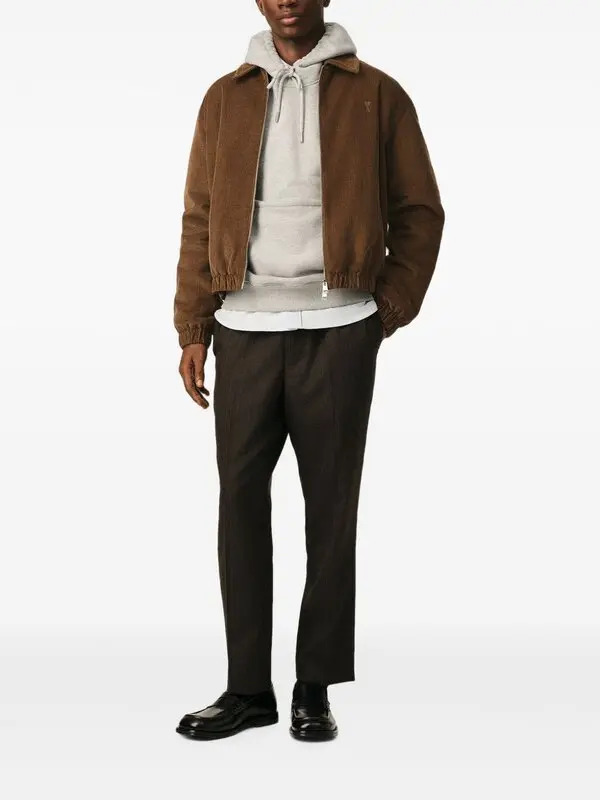 AMI Paris Velvet Cotton Blouson Jacket
