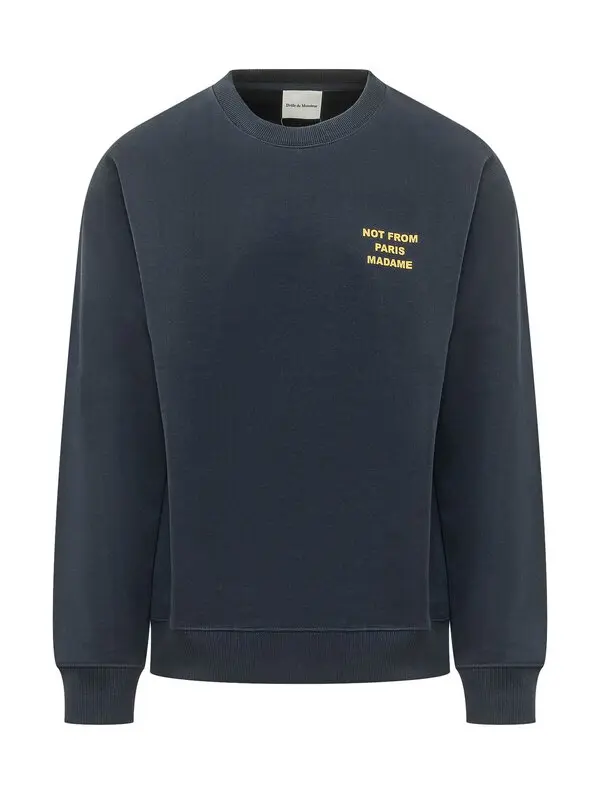Drole De Monsieur Bold Slogan Sweatshirt