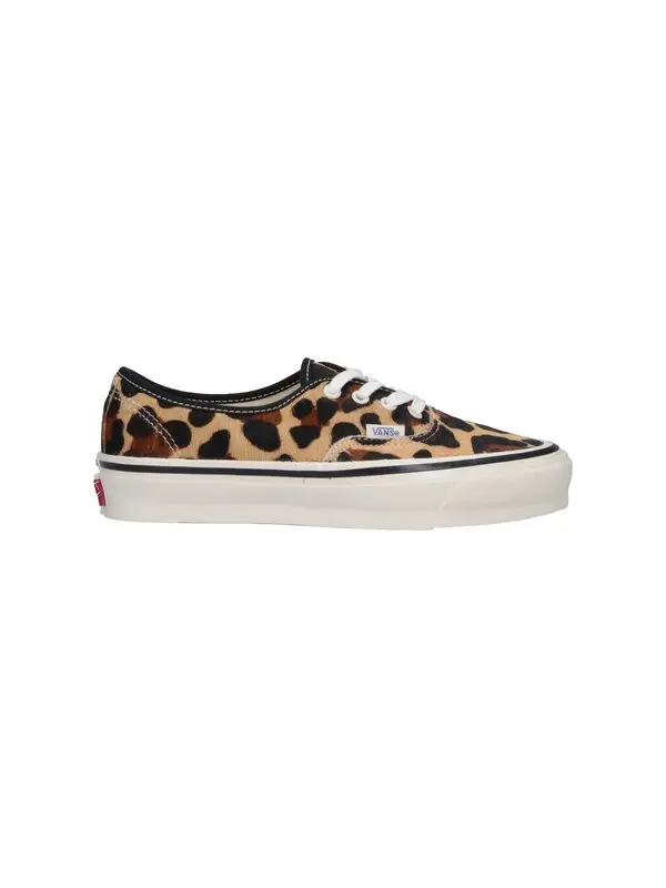 VANS Leopard Print Platform Low-top Sneakers - Multicolour