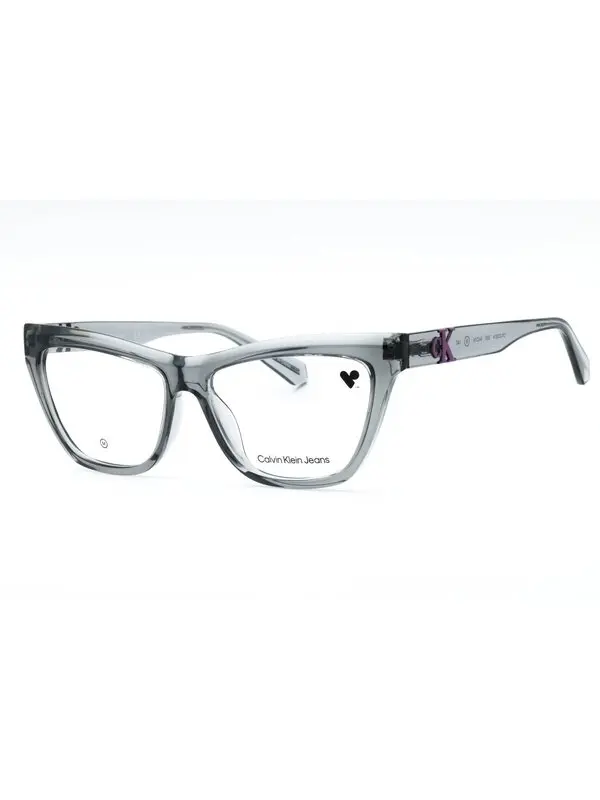 Calvin Klein Cat Eye Eyeglasses - Rose/clear Demo Lens
