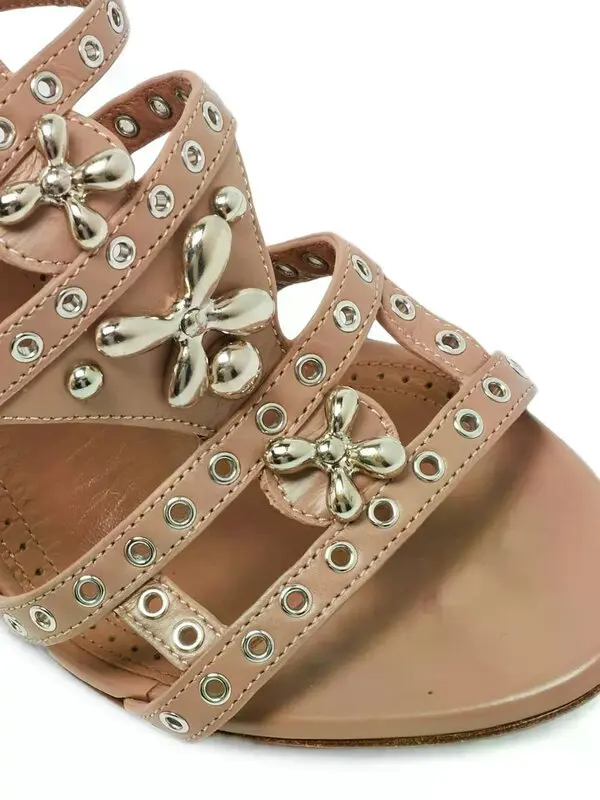Alaïa Floral-embellished Gladiator Sandals